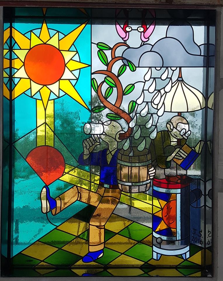 Joost Swarte — Stained glass
